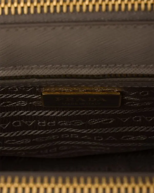 Prada Galleria Medium Saffiano Leather Bag - Grey