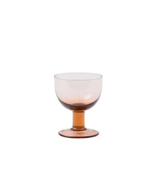 Prada Set Of Two Crystal Water Glasses Plinth - Brown
