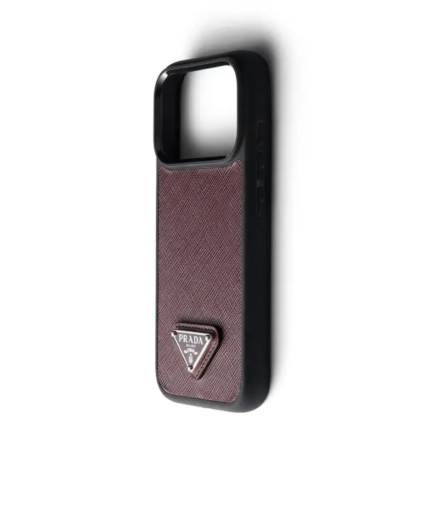 Prada Saffiano Leather Case For Iphone 17 Pro