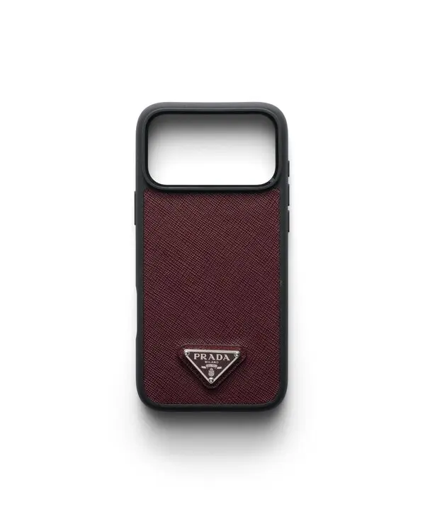 Prada Saffiano Leather Case For Iphone 17 Pro Max