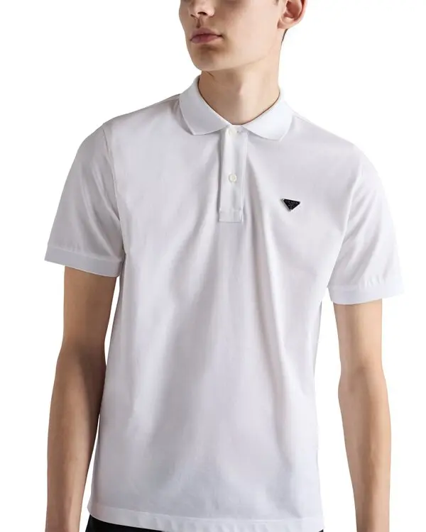 Prada Piqué Polo Shirt