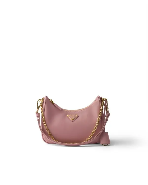 Prada Re-edition Mini Saffiano Leather Bag - Pink