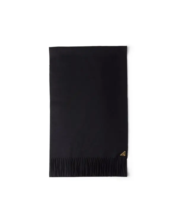 Prada Silk And Cashmere Scarf