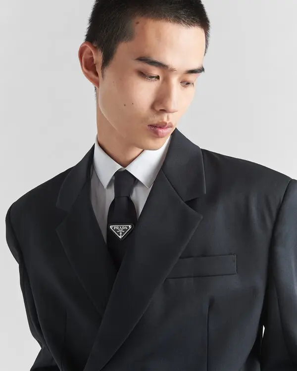 Prada Re-nylon Tie - Black