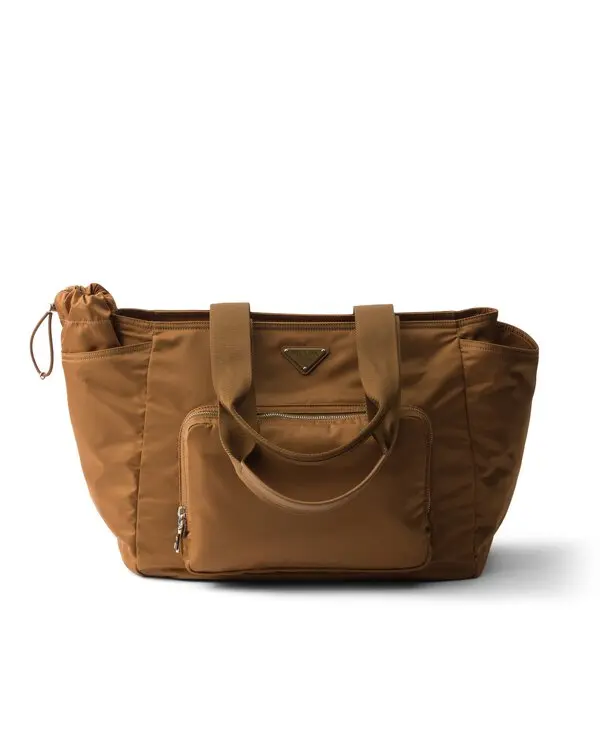 Prada Re-nylon Baby Bag - Brown