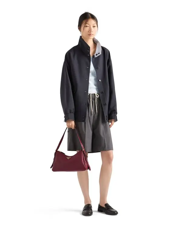 Prada Aimée Medium Leather Shoulder Bag