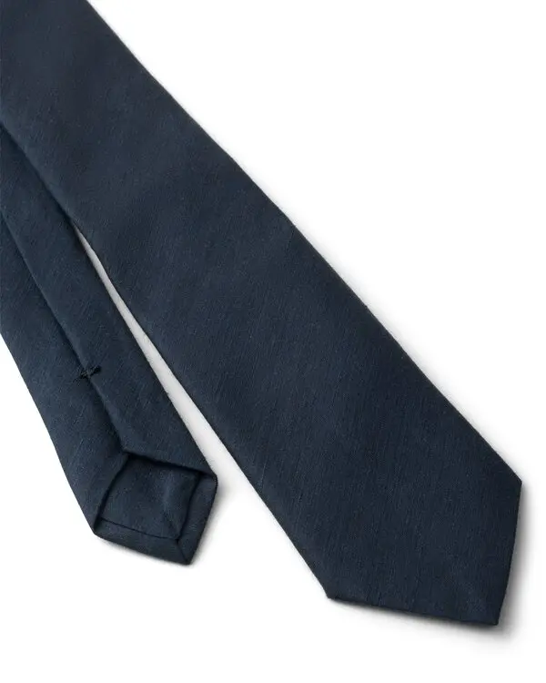 Prada Silk And Linen Tie