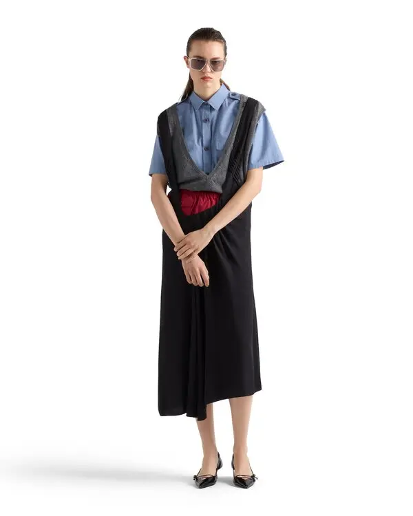 Prada Cashmere V-neck Vest