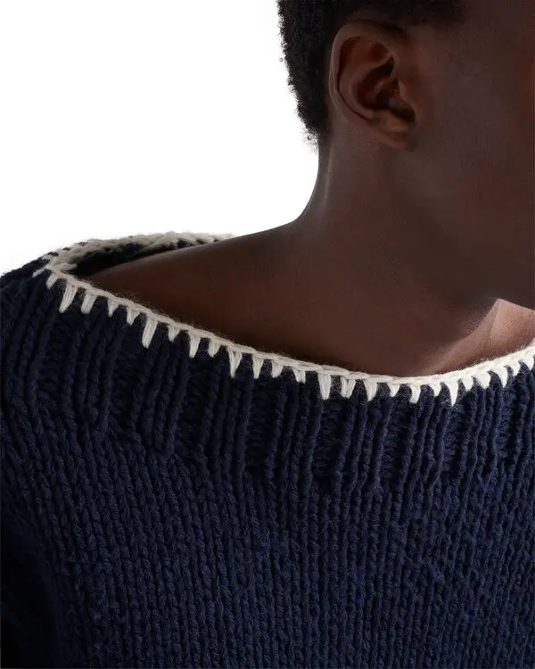 Prada Wool Boat-neck Sweater