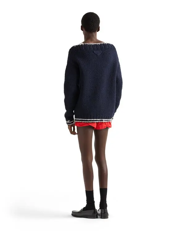 Prada Wool Boat-neck Sweater
