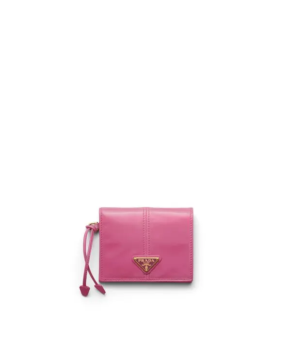 Prada Small Leather Wallet - Pink