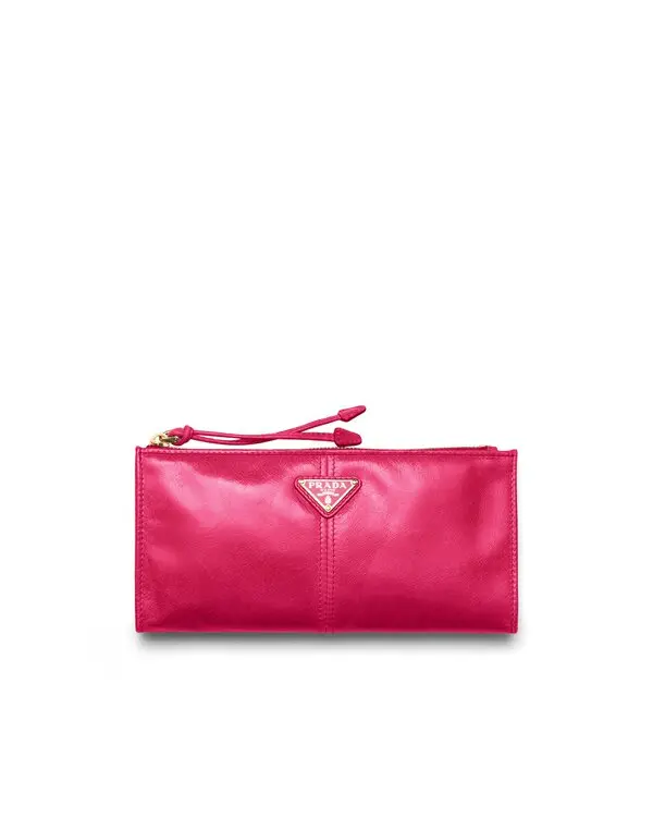 Prada Leather Pouch - Pink