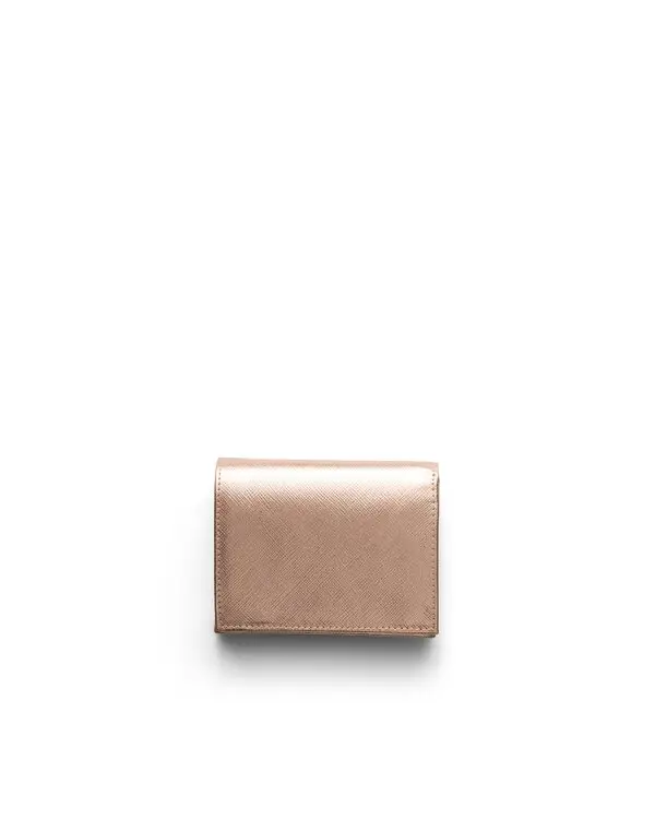 Prada Small Saffiano Leather Wallet - Pink