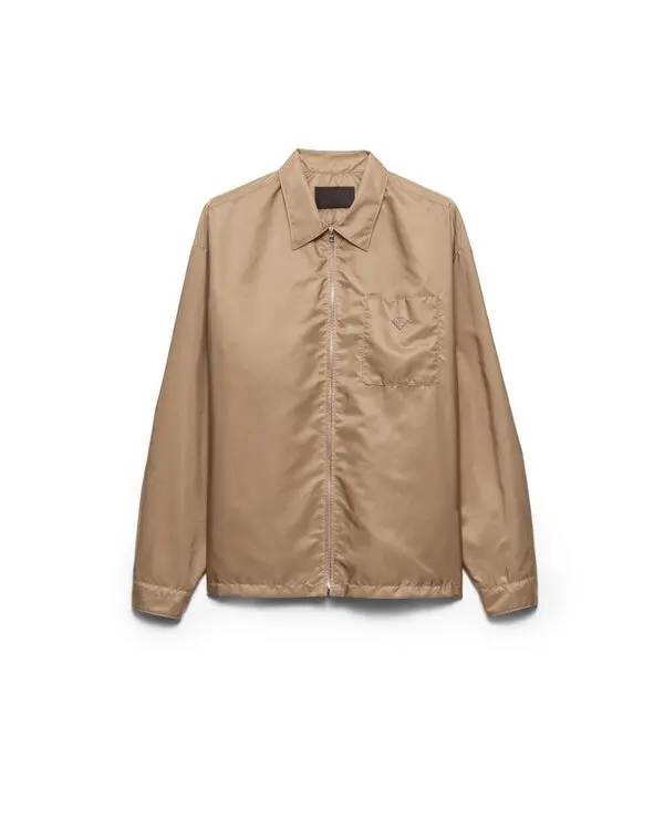 Prada Re-nyon Zipper Shirt - Neutral