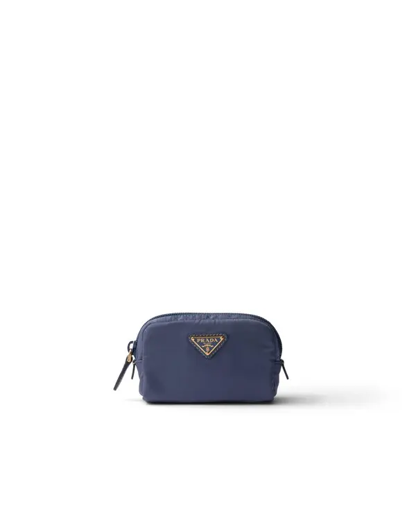 Prada Micro Re-nylon Pouch - Blue