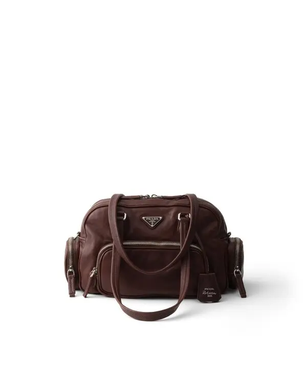 Prada Medium Leather Top-handle Bag