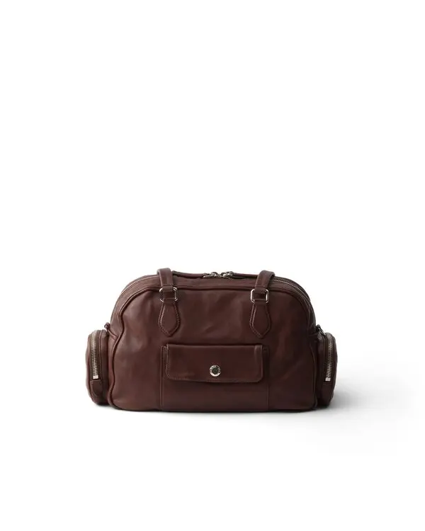 Prada Medium Leather Top-handle Bag