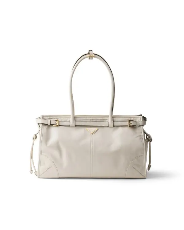 Prada Large Leather Handbag - White