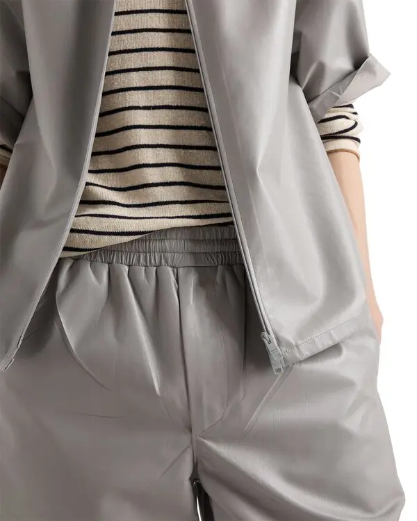 Prada Leather Bermudas