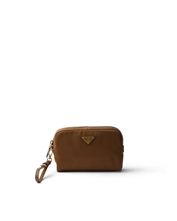 Prada Re-nylon Pouch - Brown