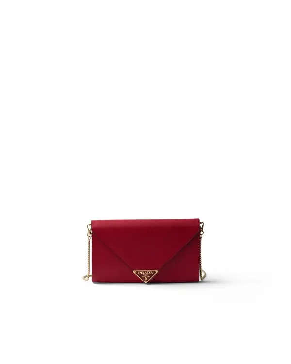 Prada Mini Saffiano Leather Bag - Red