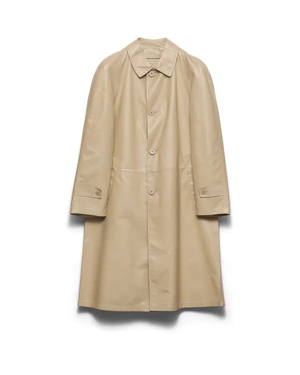 Prada Nappa Leather Coat