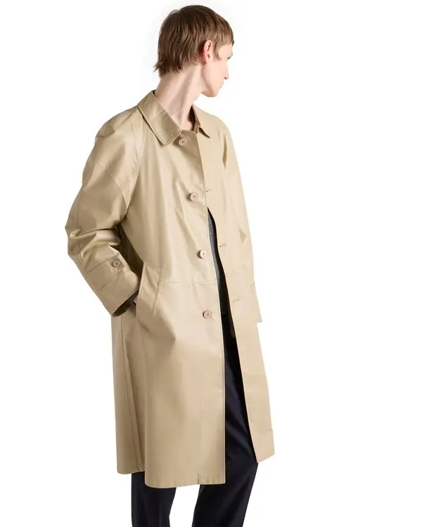 Prada Nappa Leather Coat