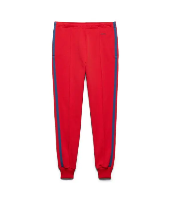 Prada Technical Fabric Pants - Red