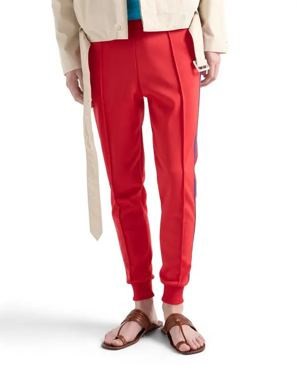 Prada Technical Fabric Pants - Red