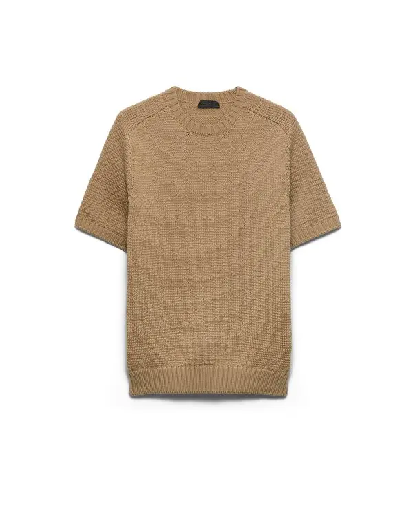 Prada Short-sleeved Wool Sweater