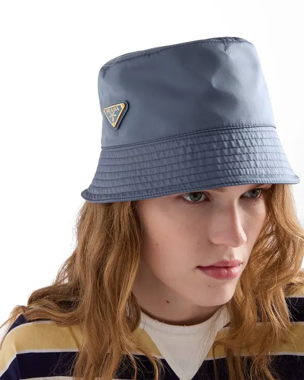 Prada Re-nylon Bucket Hat - Blue