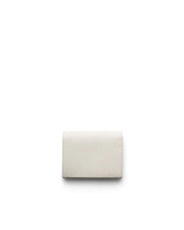 Prada Small Saffiano Leather Wallet - Neutral