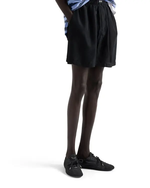 Prada Collapse Canvas Sneakers - Black