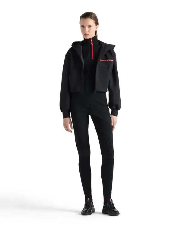 Prada Re-nylon Turtleneck Sweater - Black