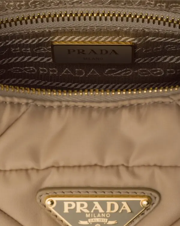 Prada Padded Re-nylon Shoulder Bag
