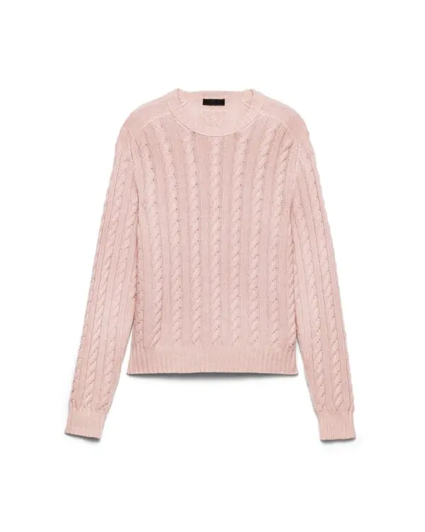 Prada Wool And Cashmere Crew-neck Sweater