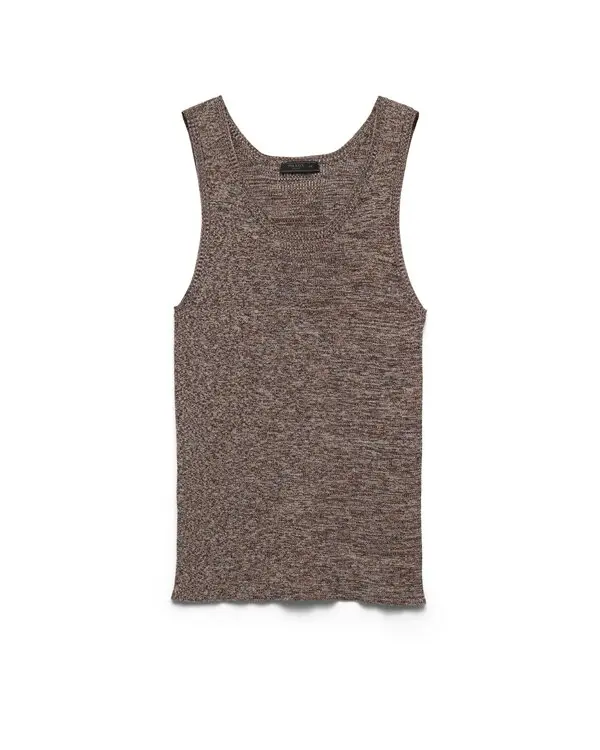 Prada Cotton Knit Tank Top