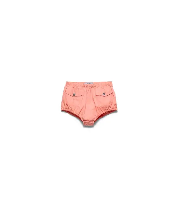Prada Poplin Shorts - Orange