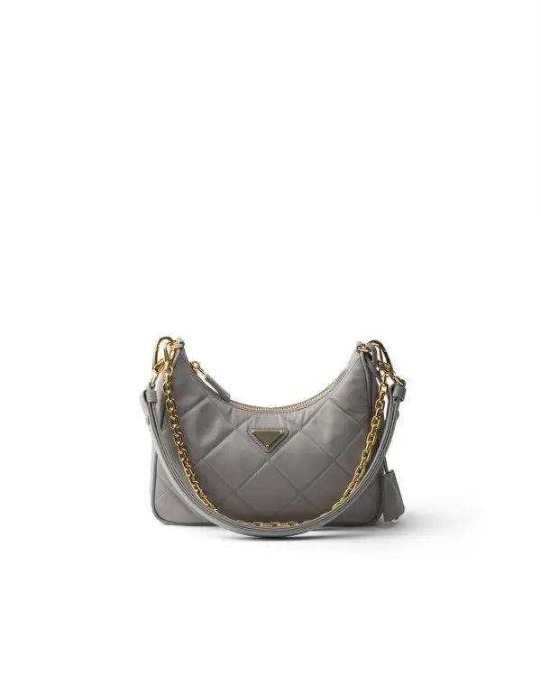 Prada Re-edition Quilted Re-nylon Mini-bag - Grey
