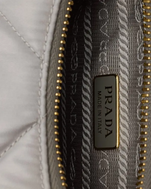 Prada Re-edition Quilted Re-nylon Mini-bag - Grey