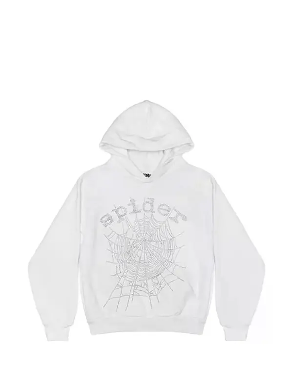 SP5DER Rhinestone-embellished Hoodie