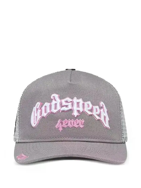 GODSPEED Logo-lettering Trucker Cap - Grey