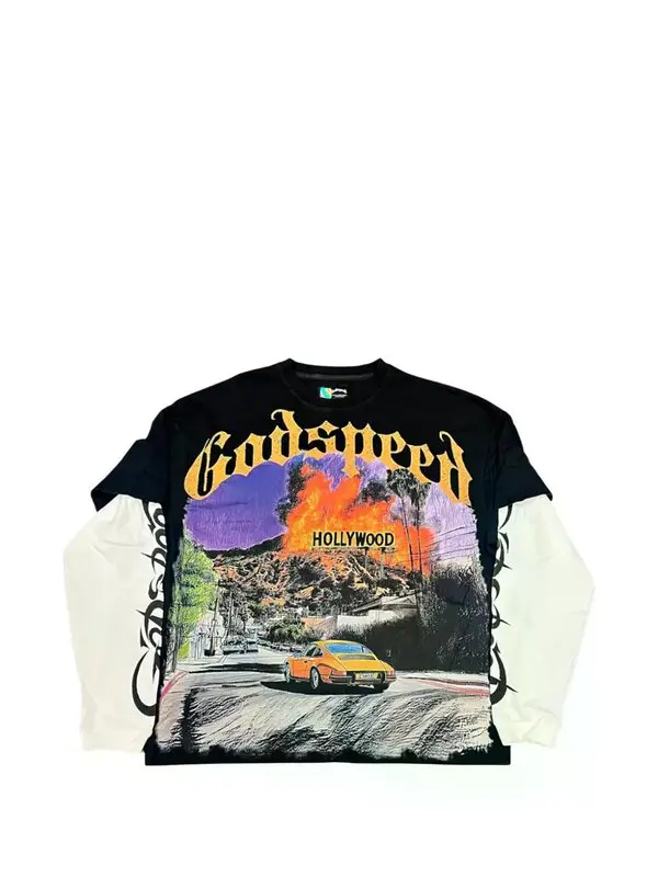 GODSPEED Layered Long-sleeve T-shirt - Black