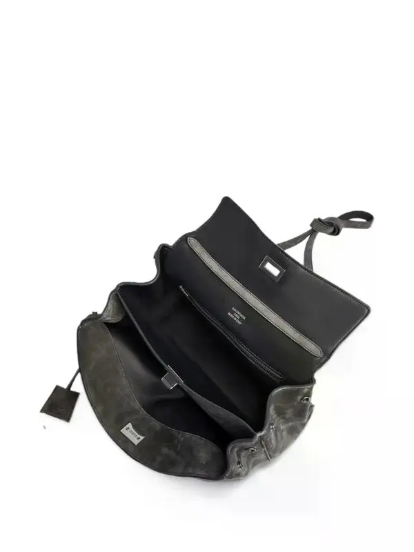 Balenciaga Turn-lock-fastening Shoulder Bag - Grey