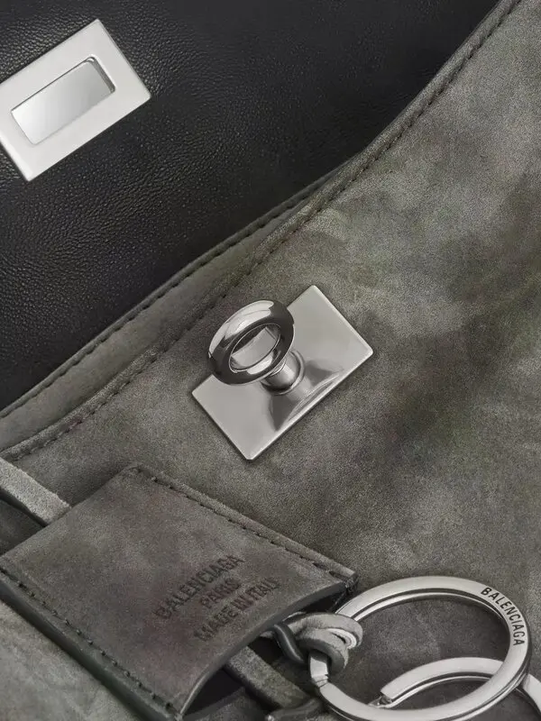 Balenciaga Turn-lock-fastening Shoulder Bag - Grey