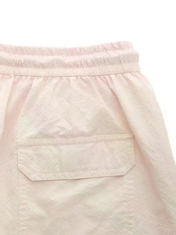 04651 / A TRIP IN A BAG Mono Seersucker Drawstring Swim Shorts