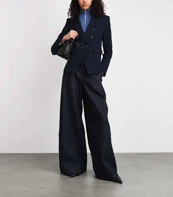 Veronica Beard Merino Wool-cashmere Uptown Dickey