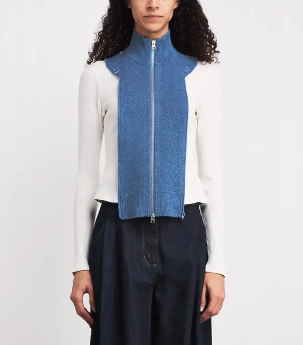 Veronica Beard Merino Wool-cashmere Uptown Dickey