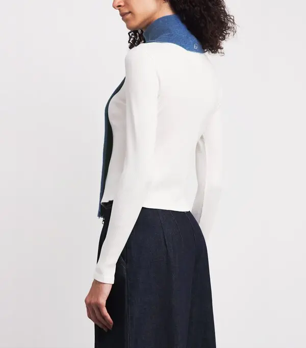 Veronica Beard Merino Wool-cashmere Uptown Dickey