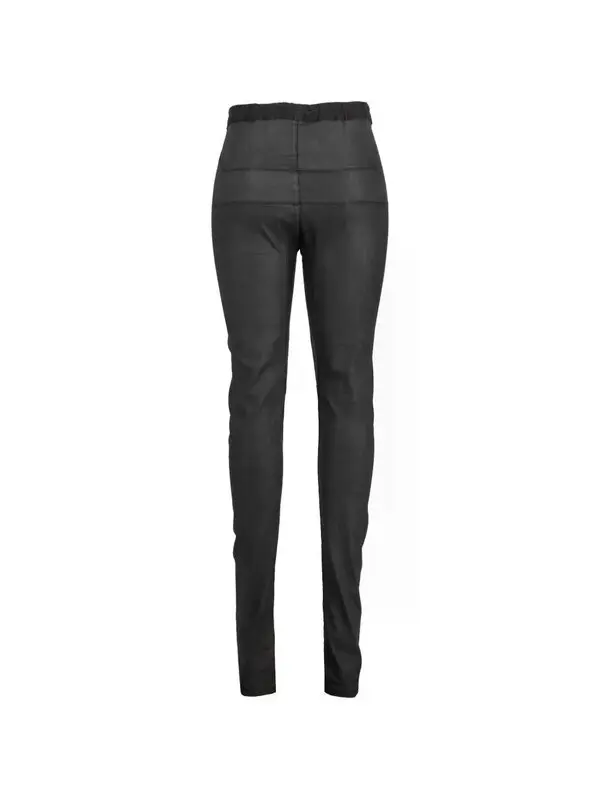 Rick Owens Plinth Runway Leather Leggings - Black